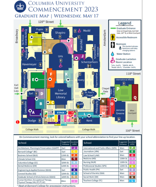 2023 University Commencement Guide | Columbia University Commencement